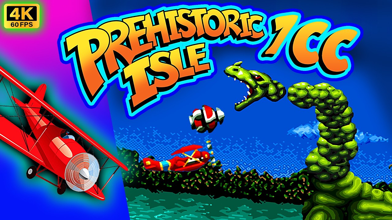 Prehistoric Isle Gameplay 1CC / RETRO ARCADE 4k 60fps - YouTube