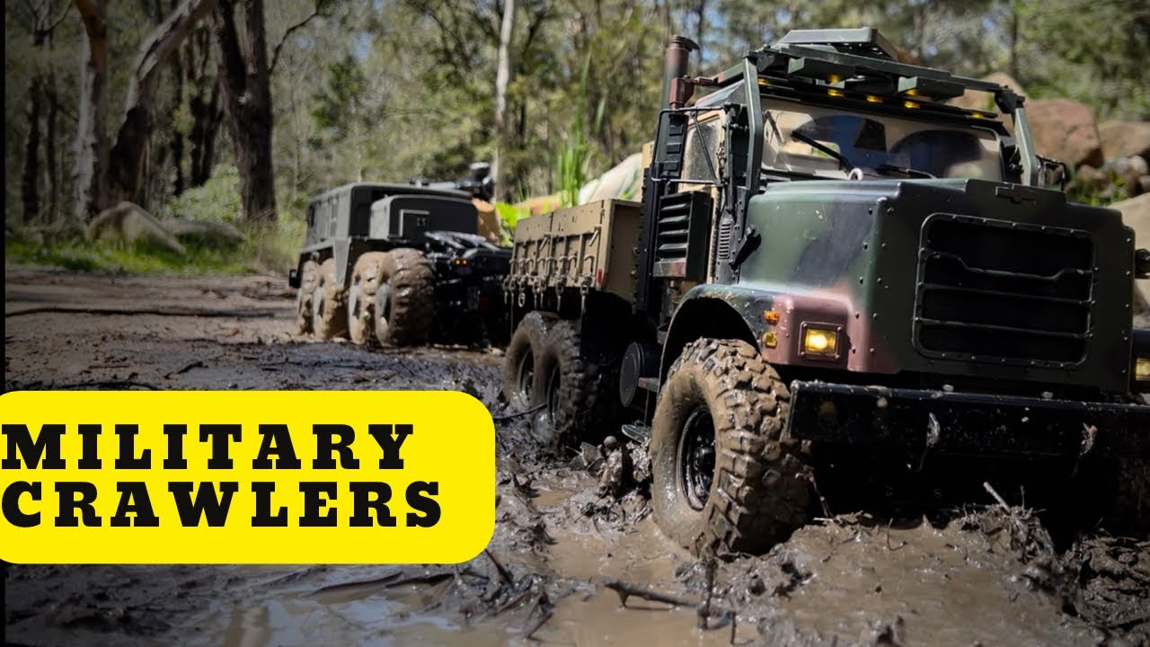 Military Scale RC Crawlers | Cross RC BC8 Mammoth | Cross RC TC6 | HG ...
