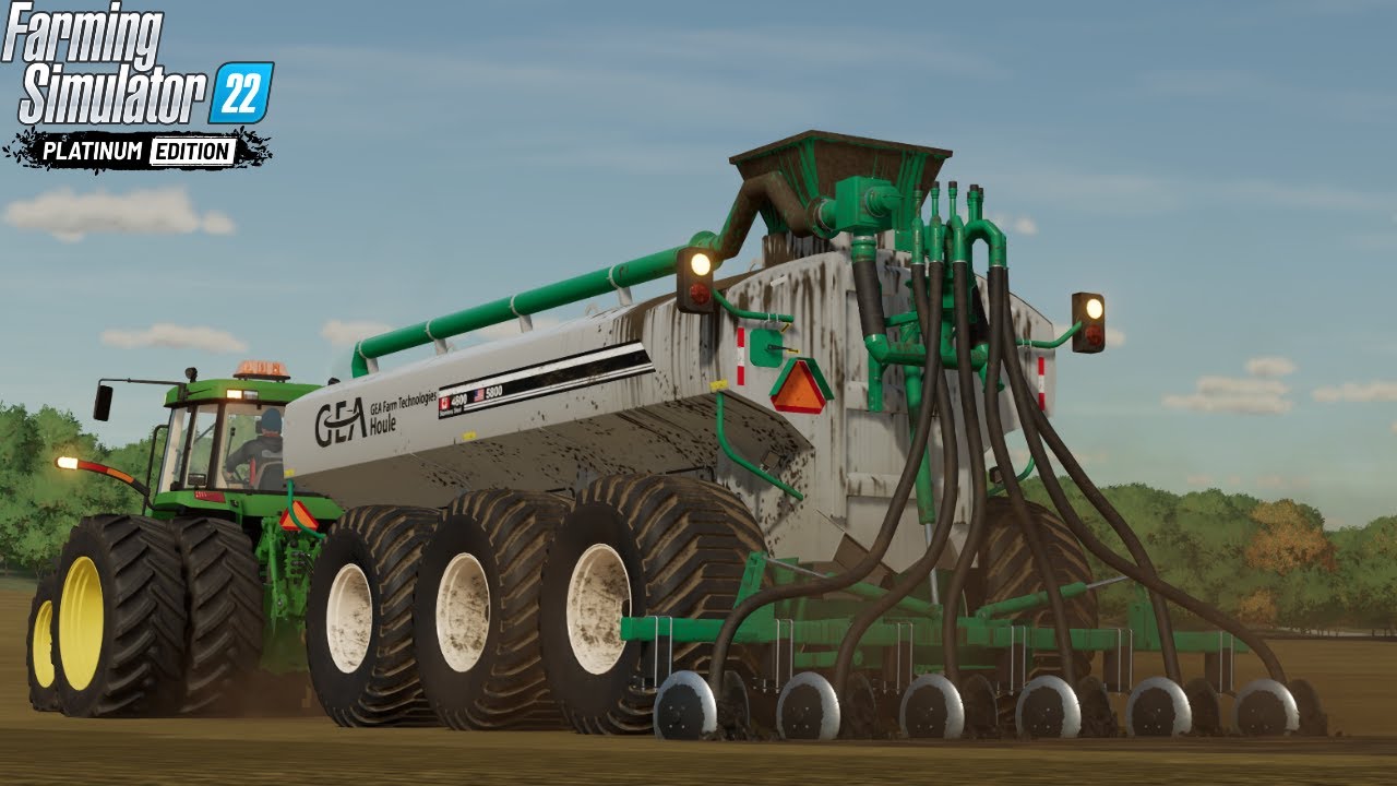 NEW GEA Houle Manure Spreader Tools!! (FS22 American Farmer Live Series ...