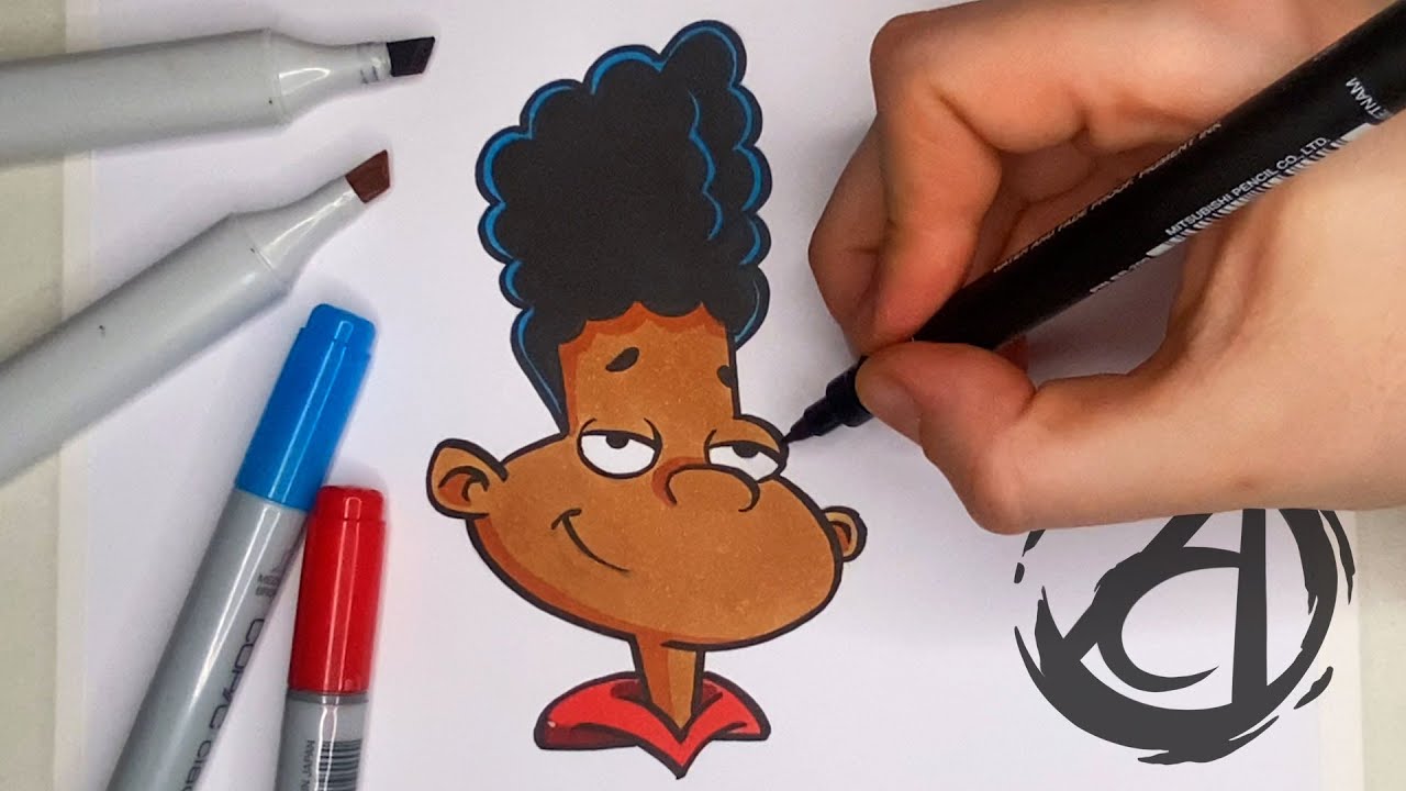 COMO DESENHAR O GERALD - Hey Arnold com a Dai Oliveira - YouTube