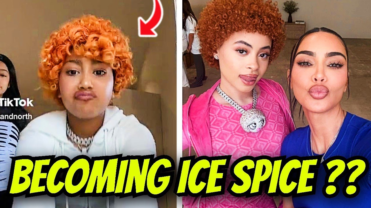 North West Cosplay As Rapper Ice Spice Was Kanye RIGHT ? - YouTube