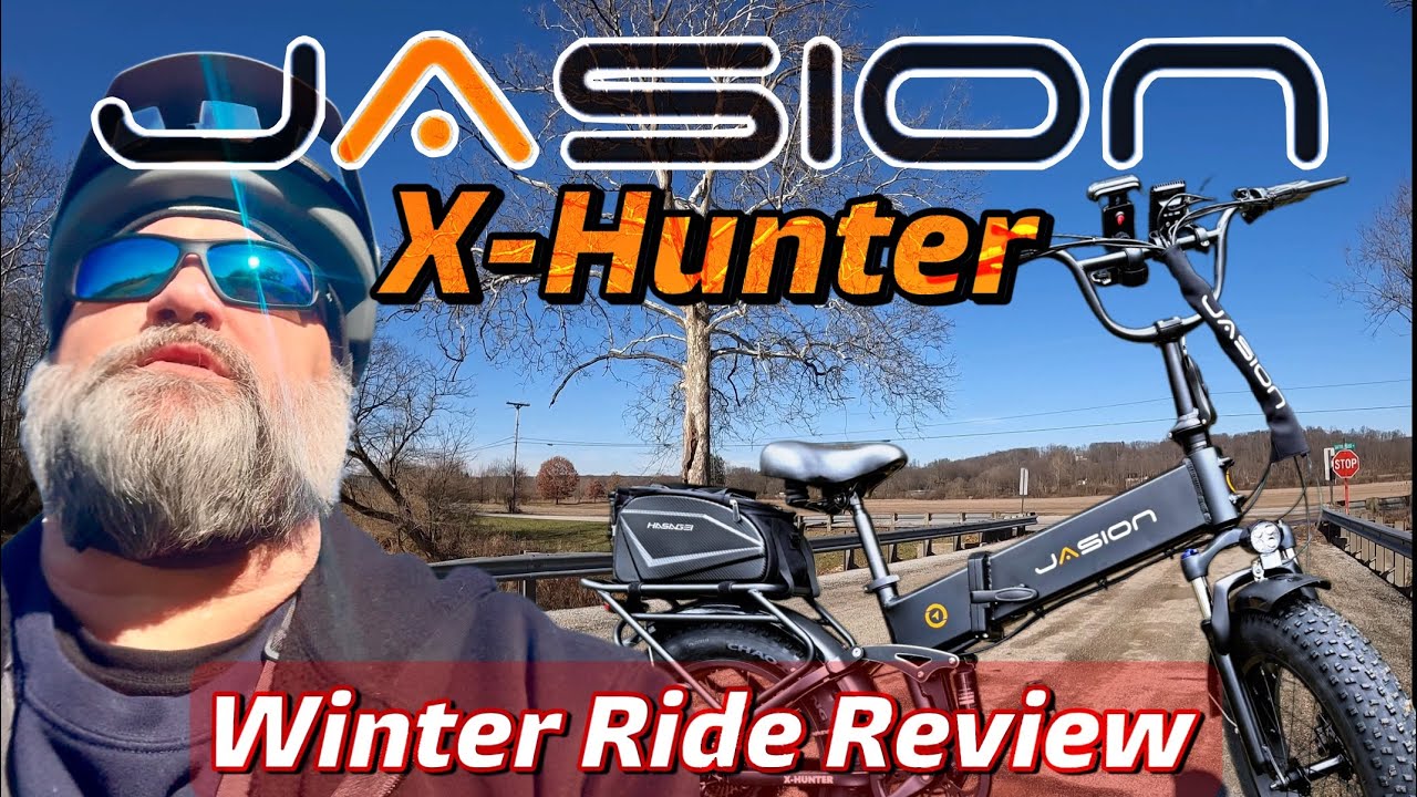 JASION X-Hunter Folding Ebike - WINTER RIDE Review - YouTube