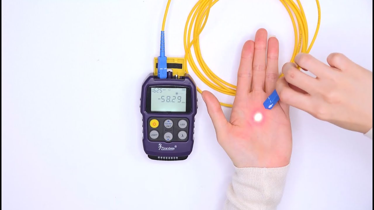 MT500 Multifunction Optical power meter - YouTube