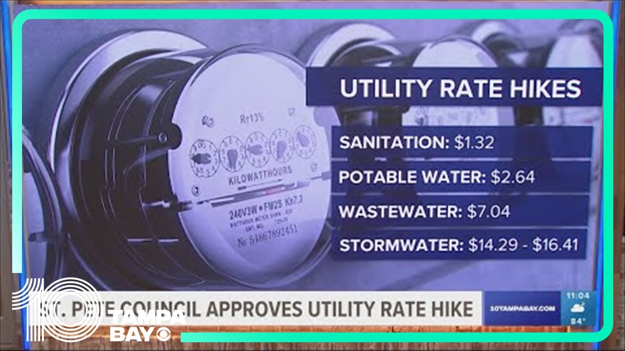 Here's why St. Pete utility bills will increase in October - YouTube