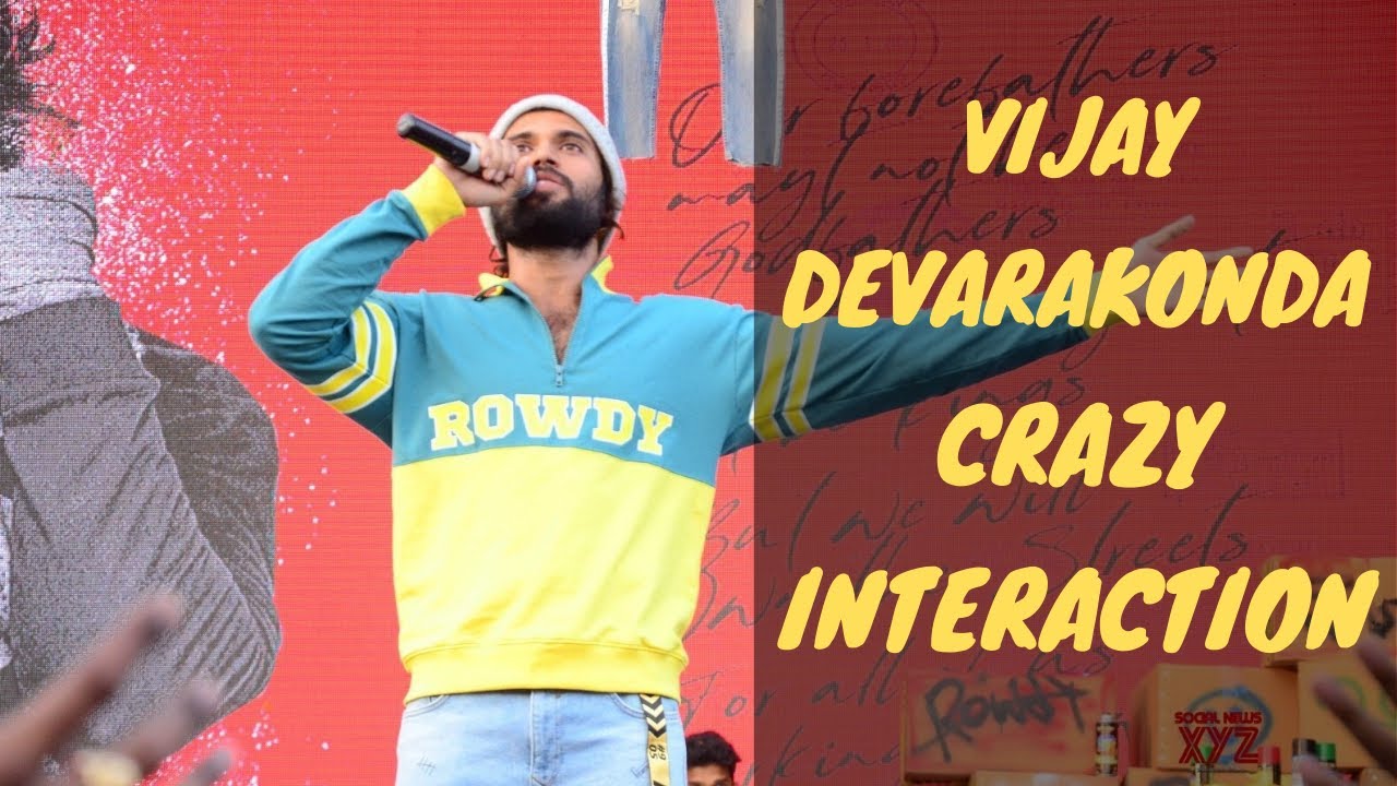 Vijay Deverakonda Crazy Interaction With His Fans & Media @ Rowdy ...