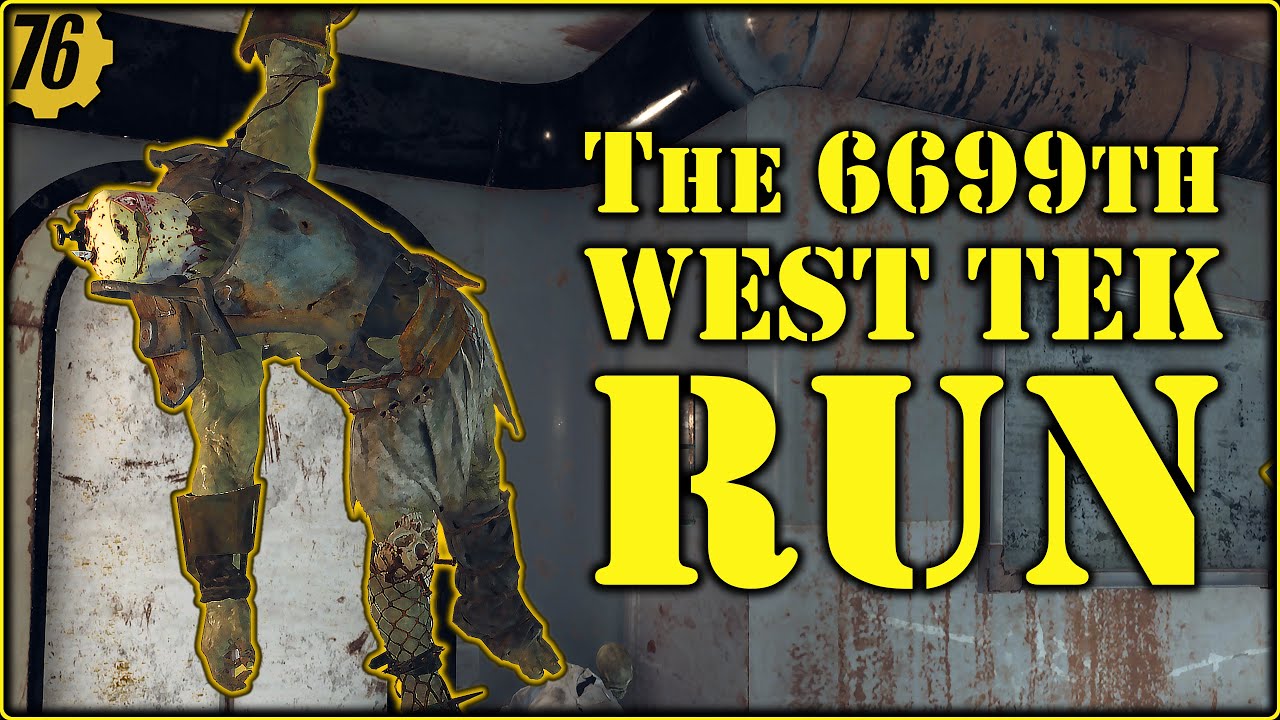 (M) Fallout 76 - My West Tek Route | Under 3 minutes. - YouTube