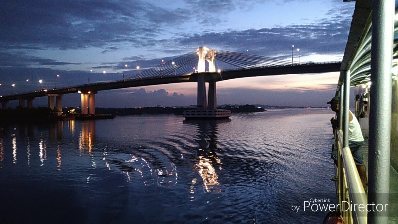 Sunrise at mactan bridge cebu - YouTube