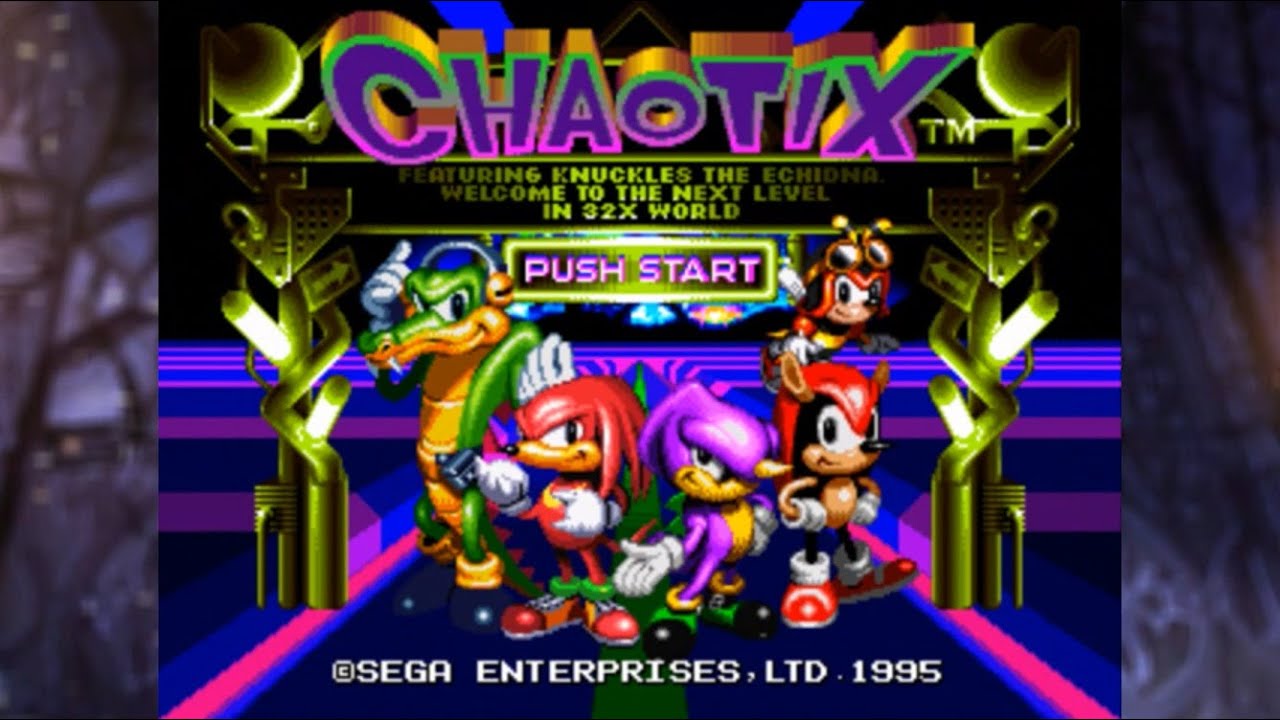Knuckles Chaotix (full playthrough) - YouTube