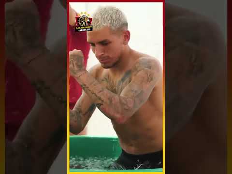 Lucas Torreira'nın Buz Dolu Kova İle İmtihanı #galatasaray #gs #futbol