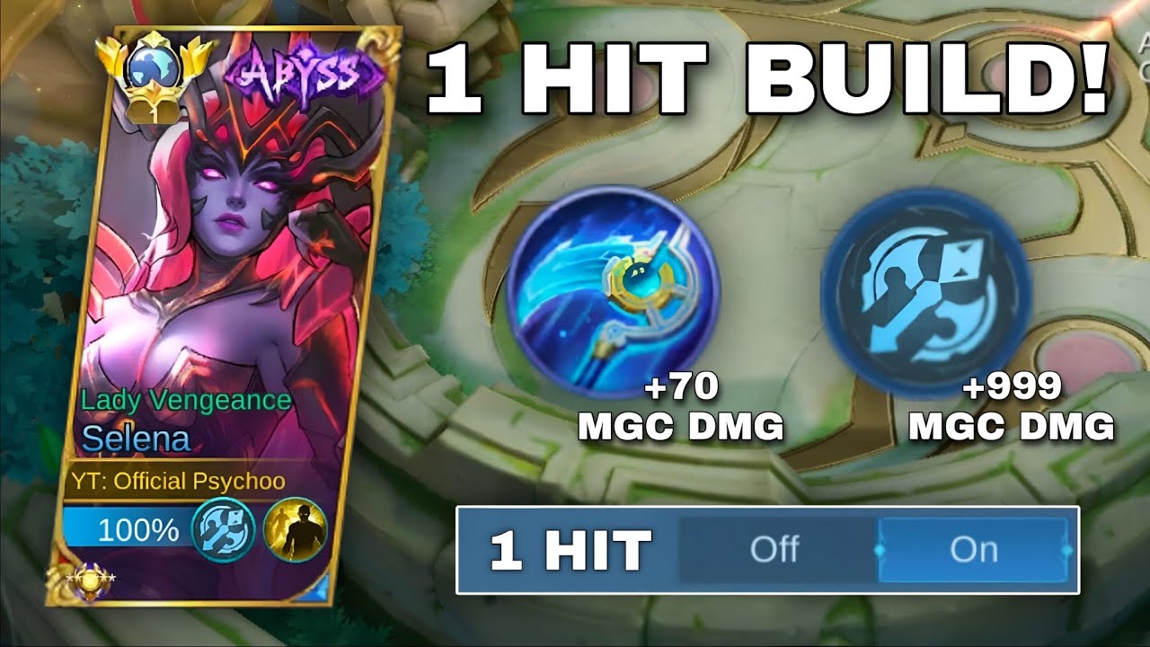 SELENA NEW 1 HIT BUILD AND BEST EMBLEM! (MUST TRY) | TOP 1 GLOBAL ...