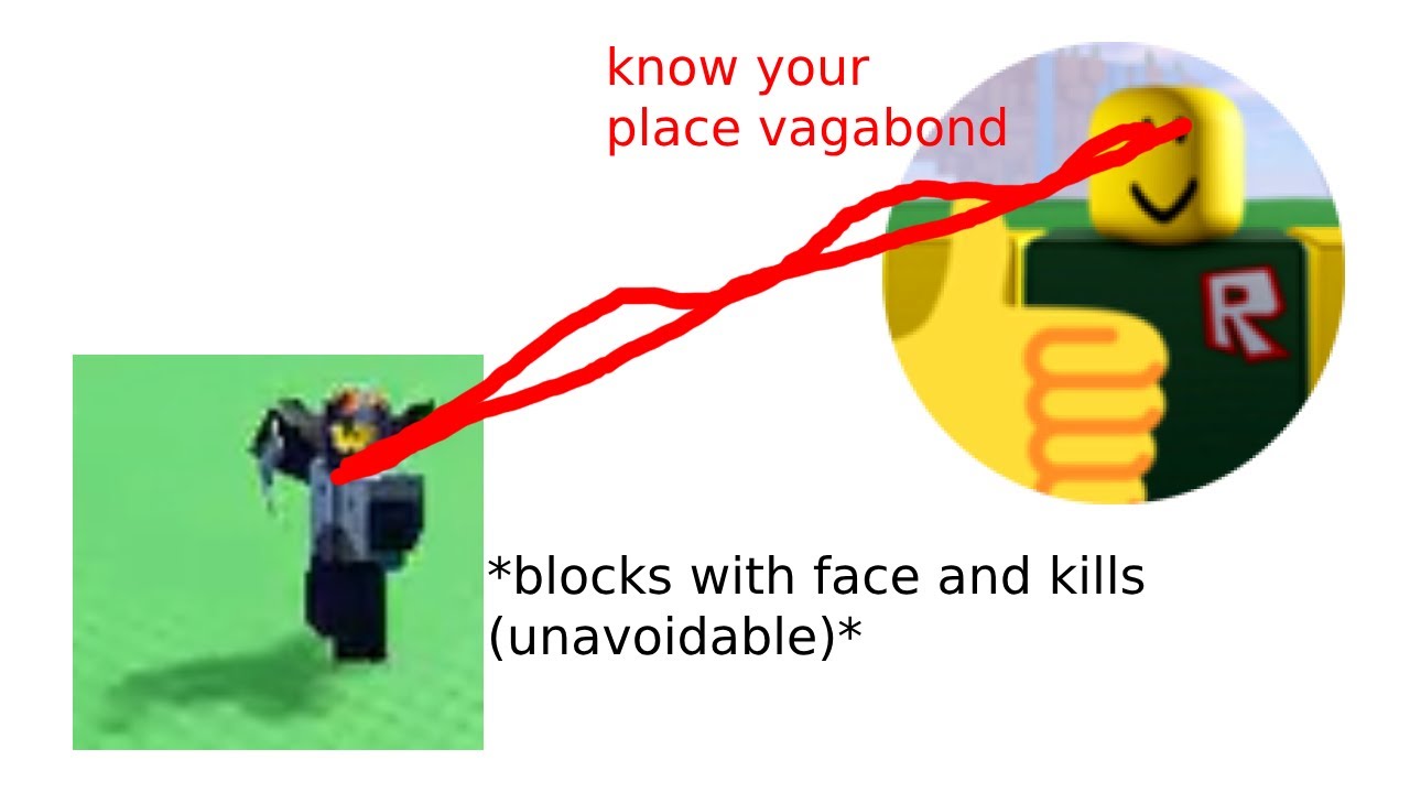 lobotomizing vagabond in roblox combat initiation - YouTube