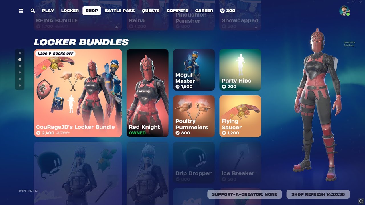 CouRageJD's Locker Bundle a Shopban - YouTube