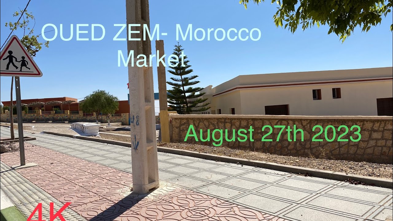4k walk in oued zem khouribga morocco. market . "Marché à oued zem 31 ...