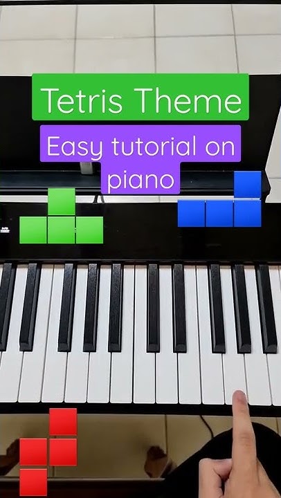 Tetris Theme | Easy tutorial on piano - YouTube