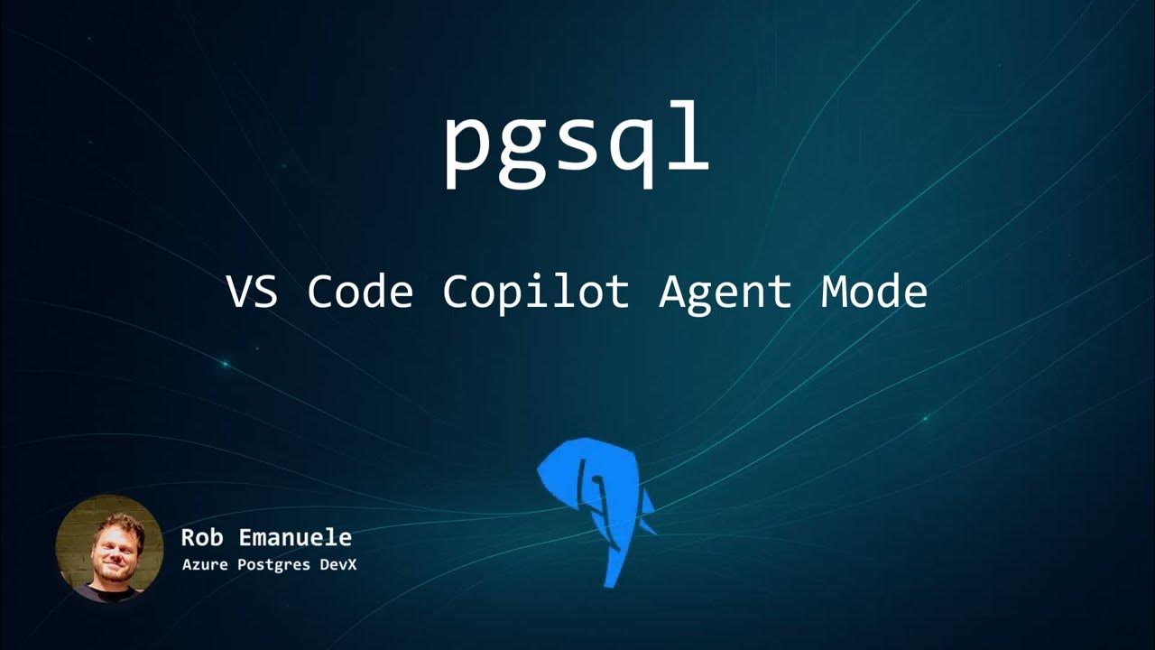 Microsoft PostgreSQL extension for VS Code - Agent Mode demo - YouTube