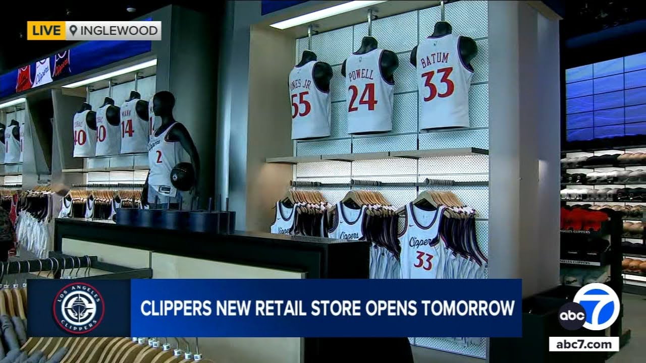 Clippers ready for new home, open first flagship store for merchandise ...