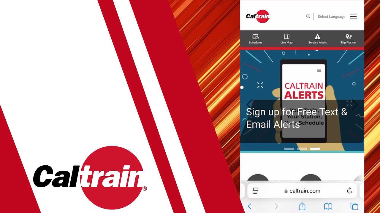 How to Sign Up for Caltrain Alerts - YouTube