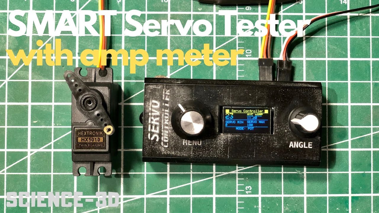 Smart Servo tester with Amp meter - YouTube