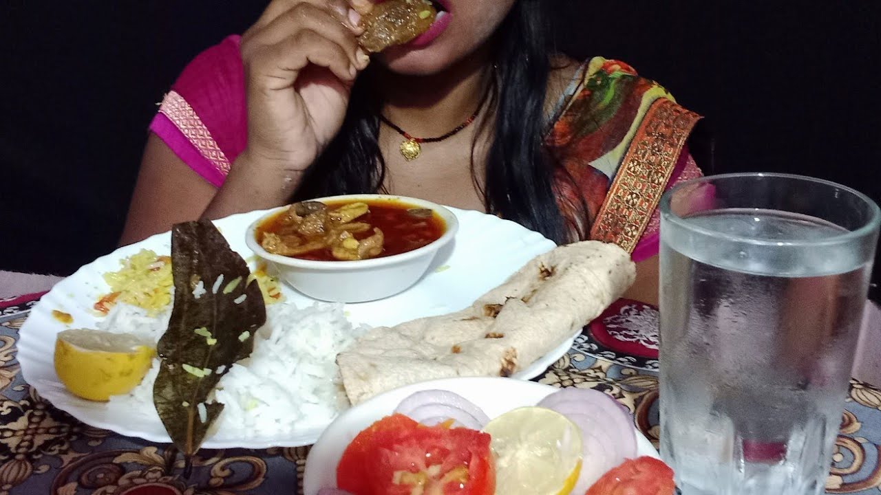 Hole Chicken Leg 🍗 Piece raic with eating tashu video - YouTube