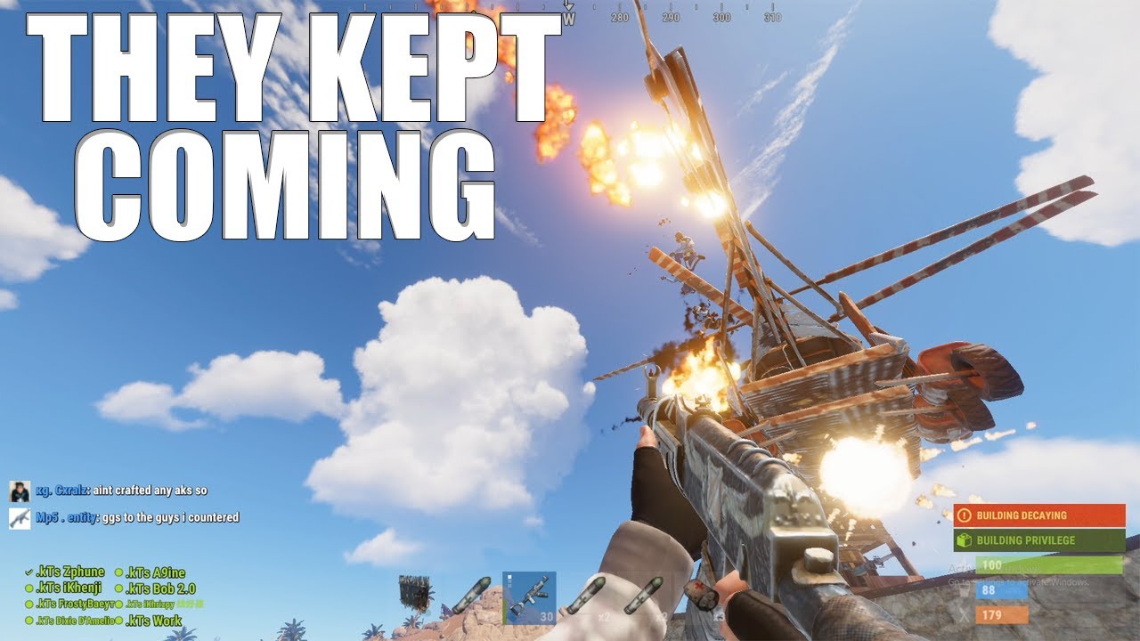 BOX OF AKS IN FEW HOURS OF WIPE - RUST #kTs Clan (PVP/RAIDING) - YouTube