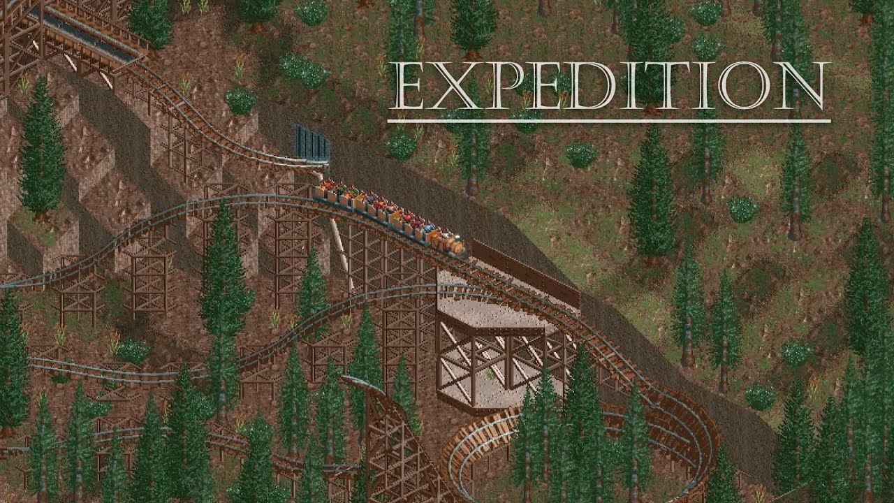 Expedition | OpenRCT2 | Vekoma Mine Train Coaster - YouTube