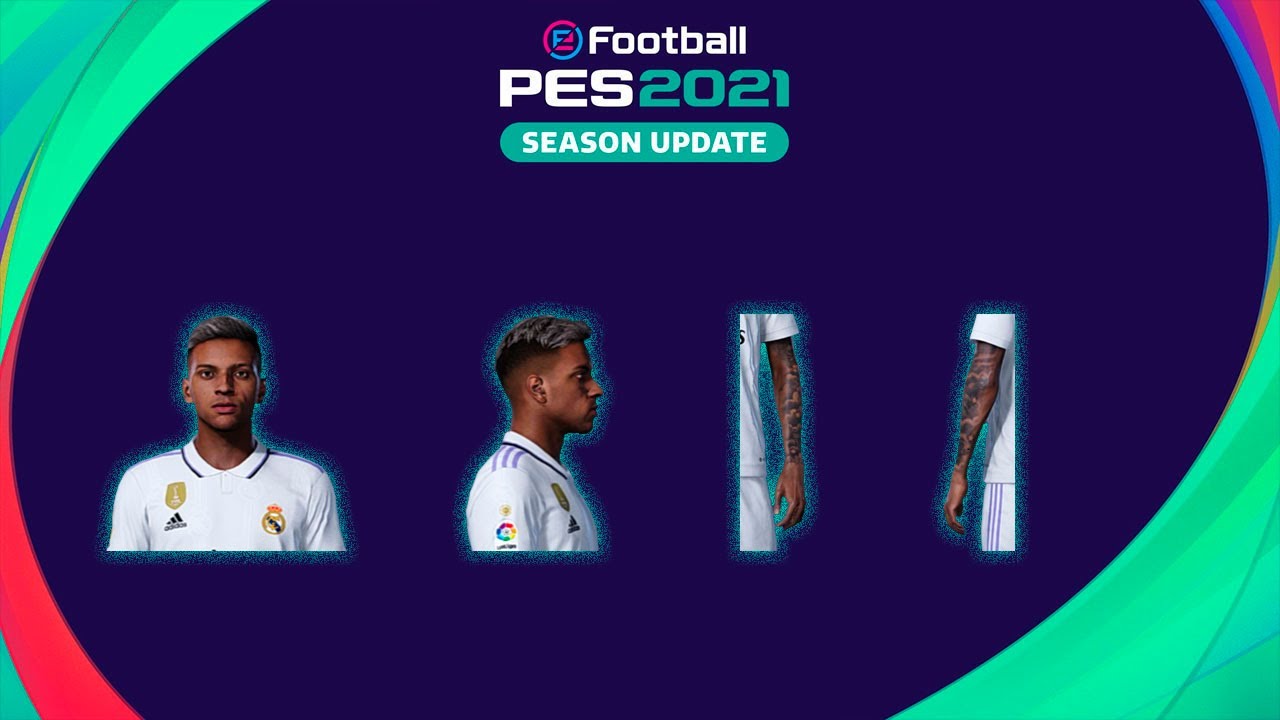 Rodrygo + Tattoo 100% convertido do FIFA 23 Compatível com todos Patchs ...