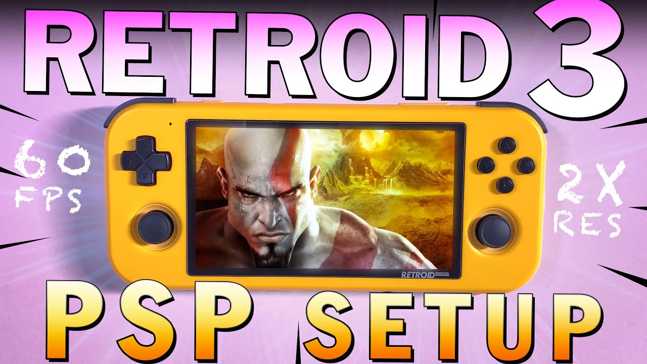 RP3 rodando PSP com 2X de resolução e 60FPS ! Retroid Pocket 3 é o MAIS ...