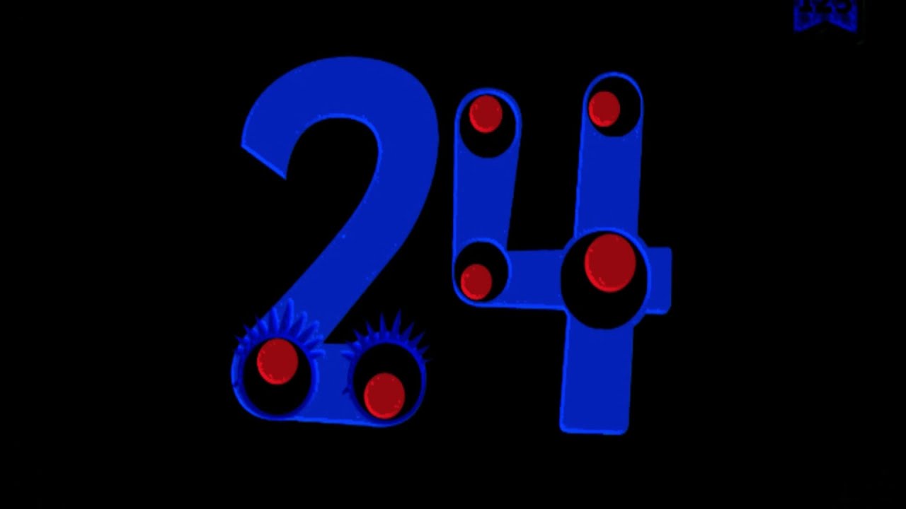 Endless Numbers Count 24, Inversion Color Effect, Blue Effect, Bevel ...