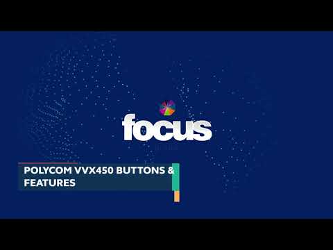 Polycom VVX450 Buttons and Features | Handset Tutorial - YouTube