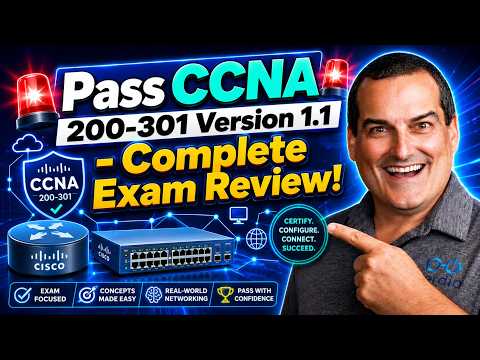 🚨 Pass CCNA 200-301 Version 1.1 - Complete Exam Review! 🚨