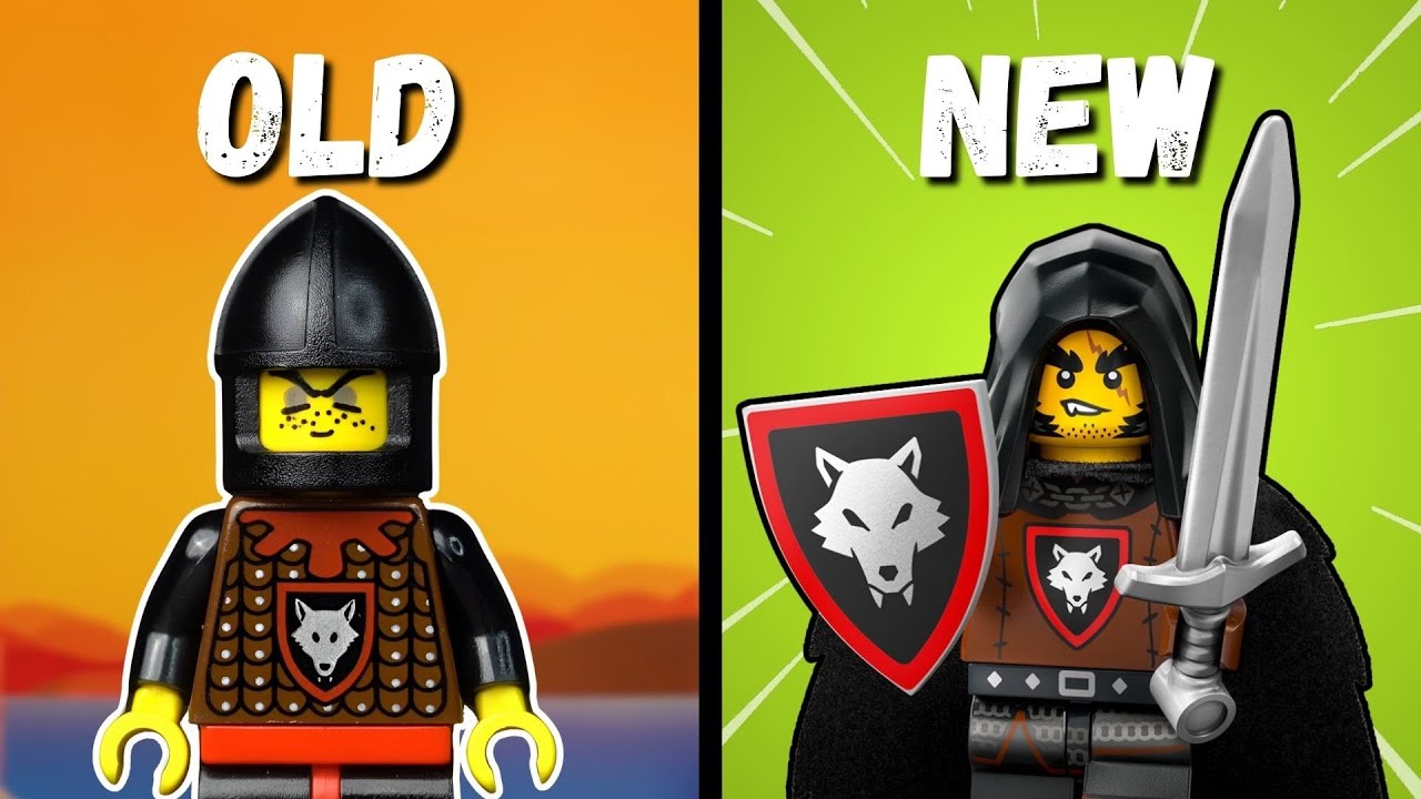 Every Lego Castle Wolfpack Minifigure - YouTube