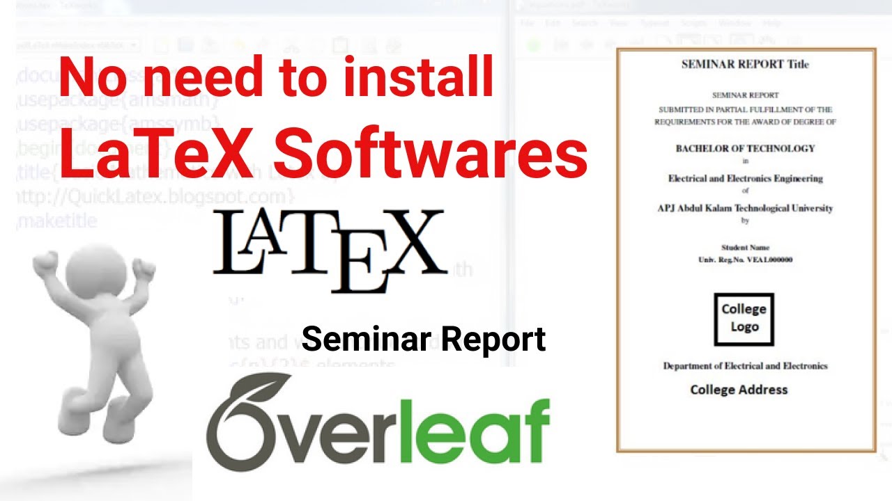How to use Templates using Overleaf | No need to Install Softwares ...