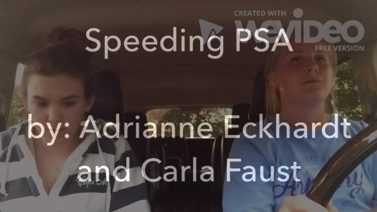 Speeding PSA: NHHS Spring 2016 - YouTube