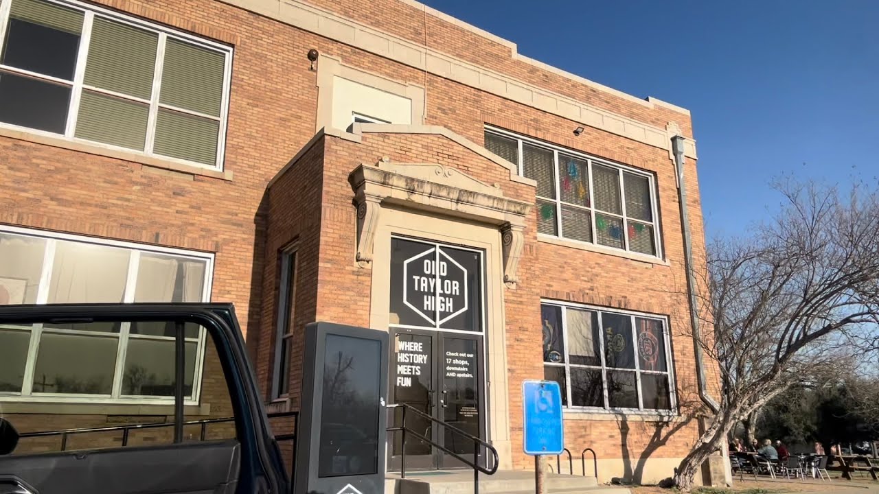Old Taylor High School & Press Start Arcade - YouTube