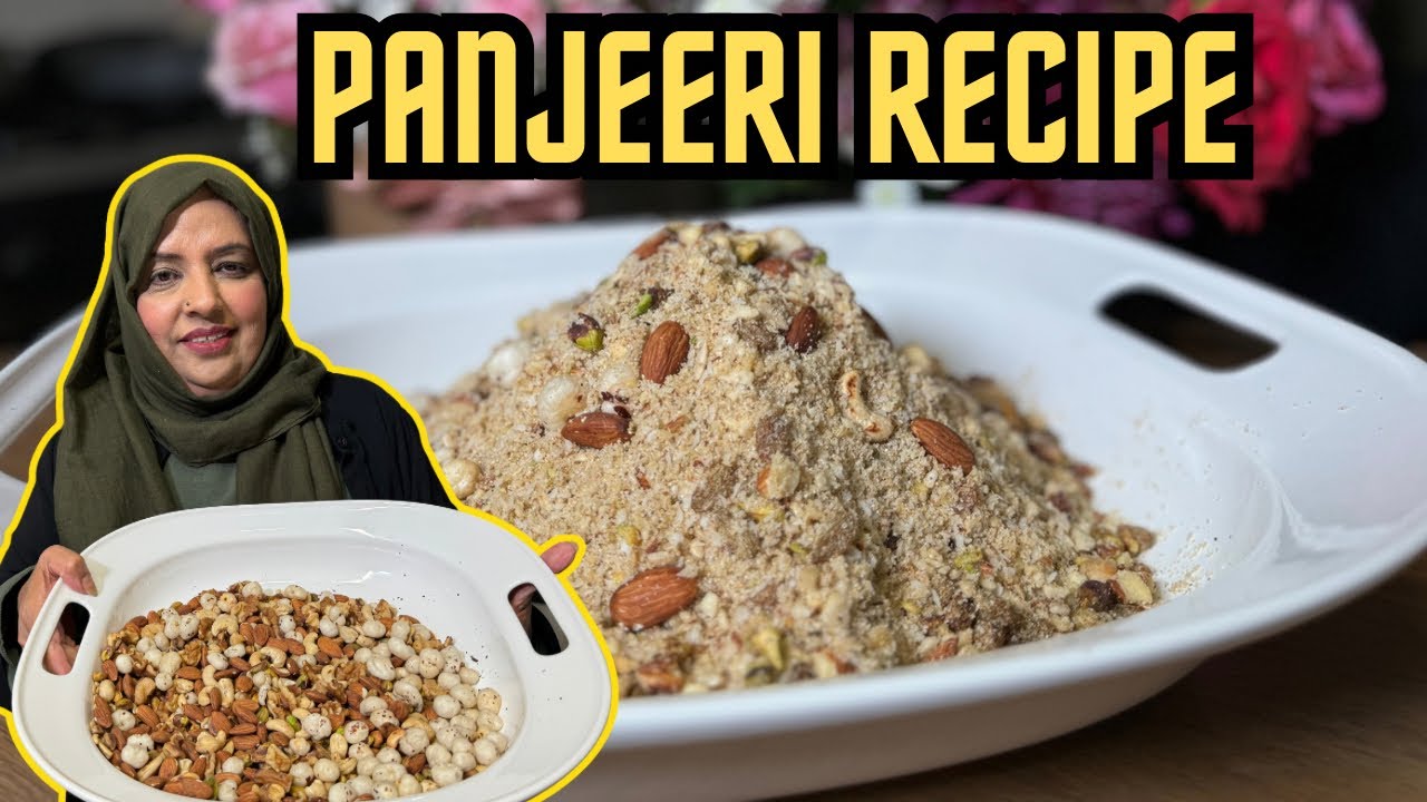 Panjeeri Recipe | Making Panjeeri for my Daughter in Law #reflexion # ...