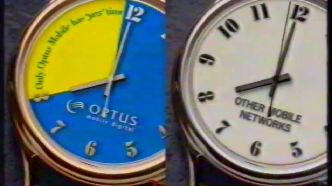 Optus Mobile 'yes' Time (Telephone & Rubber Band) - 1999 Australian TV ...