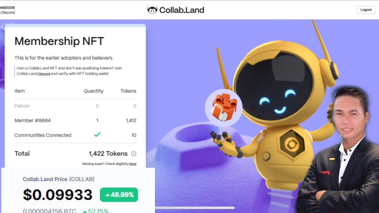 [CollabLand Airdrop] Hướng dẫn claim token COLLAB dành cho ví giữ NFT Genesis Membership NFT ...