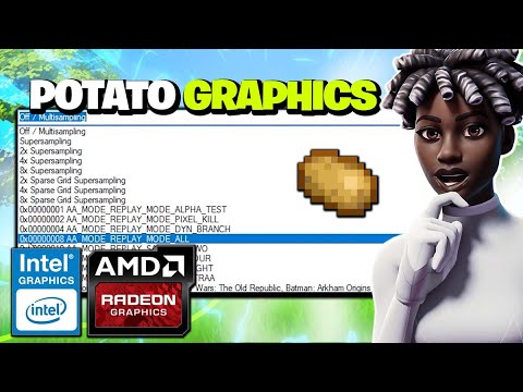 Finally Got Potato Graphics in Fortnite – New Method for AMD & Intel ...