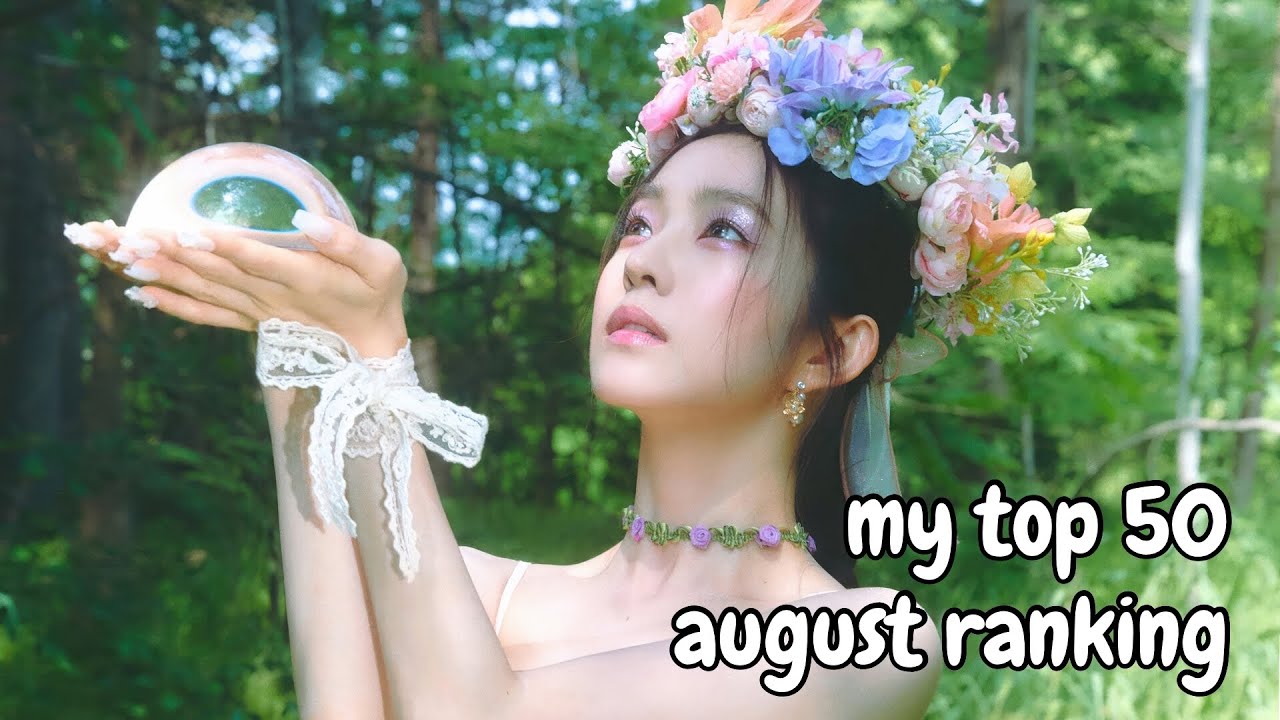 my top 50 monthly ranking | august - YouTube
