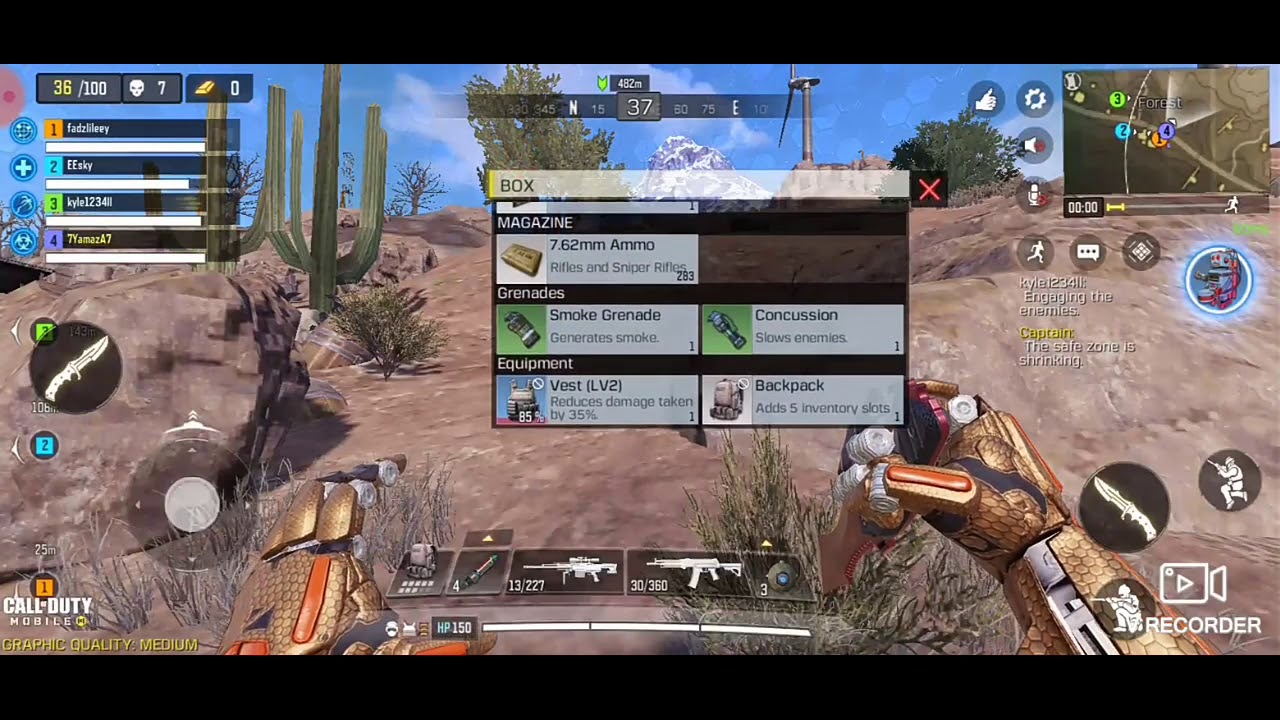 CALL OF DUTY : SQUAD ELITE ASIAN ( Looking Up To See The Final Enemy ...