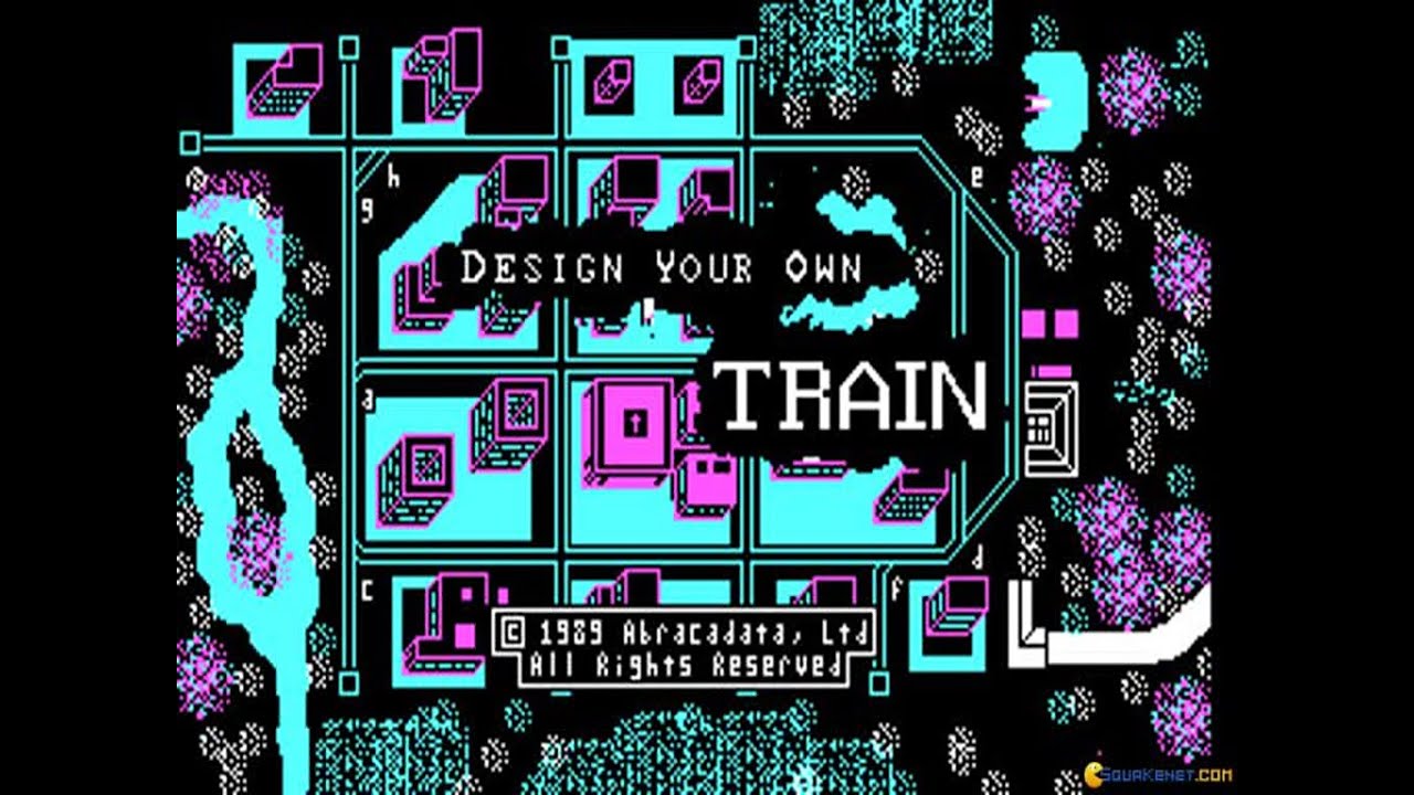 Design Your Own Railroad gameplay (PC Game, 1986) - YouTube
