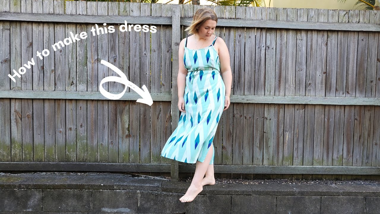 SIMPLE SLIP DRESS SEWING TUTORIAL | Saltwater Slip by Friday Pattern ...