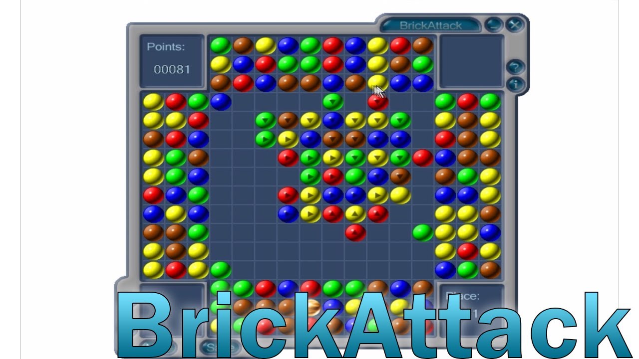 BrickAttack (Windows game 2002) - YouTube