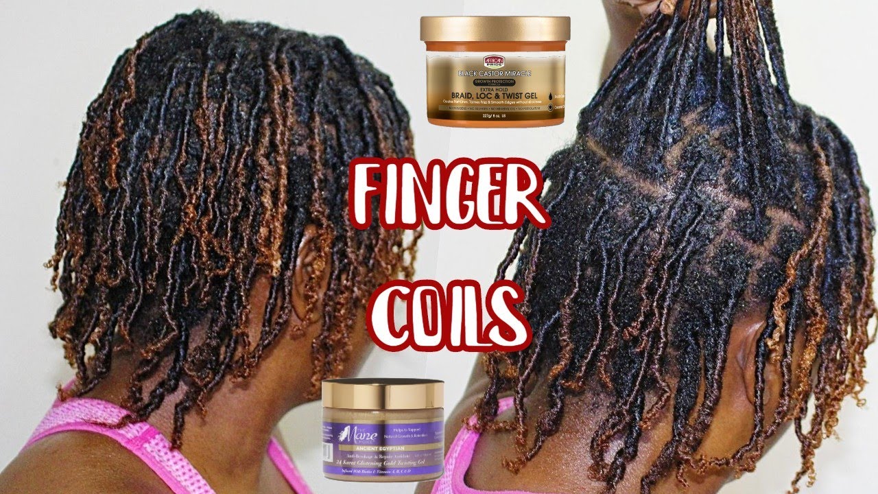 How to do FINGER COILS ON NATURAL HAIR!! || BEST PRODUCTS TO USE ...