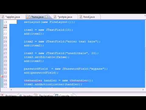 Java Programming Tutorial 53 ActionListner - YouTube