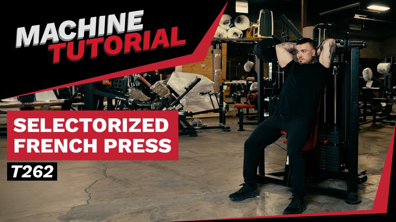 Machine tutorial: T262 - Selectorized French Press - YouTube