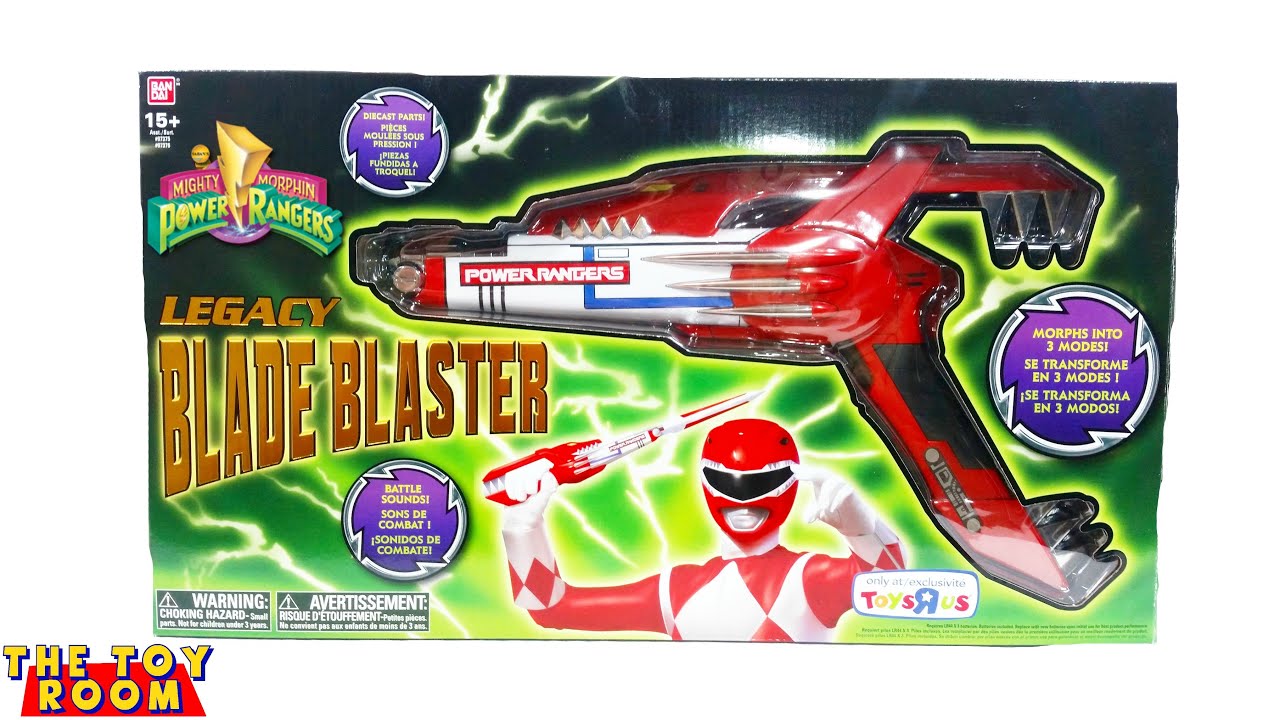 Mighty Morphin Power Rangers Legacy Blade Blaster Unboxing & Review ...