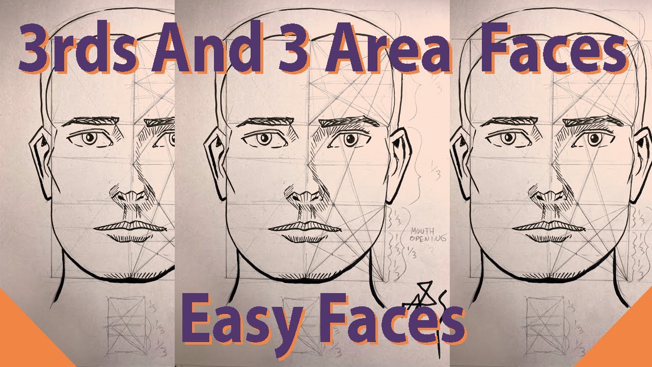 Inking The 3 Area Faces And Measuring 3rds Casual Follow Along - YouTube