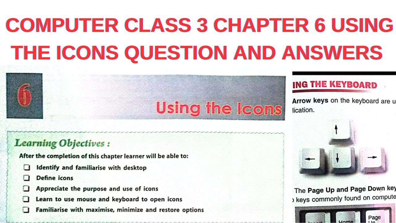 DAV CLASS 3 COMPUTER CHAPTER 6 USING THE ICONS QUESTION AND ANSWERS BY ...