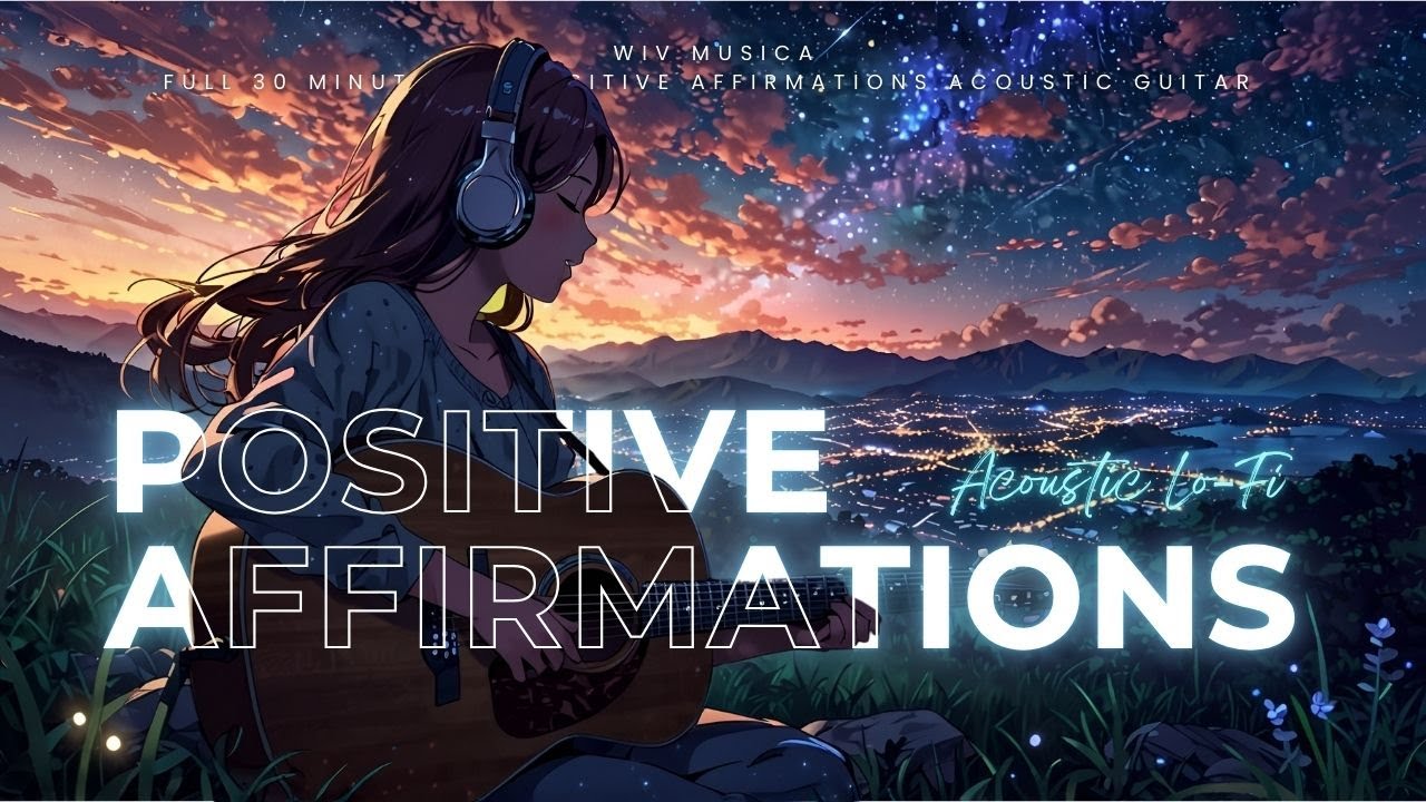 30 Minutes of Relaxing Acoustic Guitar | Positive Affirmation Song ...